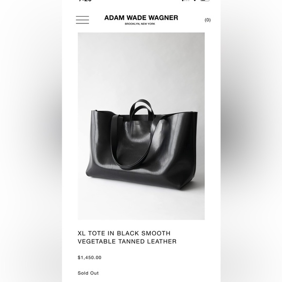 adam wagner | Bags | Adam Wagner Leather Tote | Poshmark